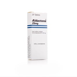 Aldactone 25 mg 20 Tablets