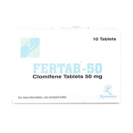 Fertab 50 mg 10 Tablets