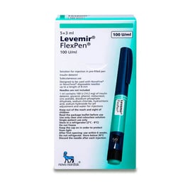 Levemir 100 Iu / Ml 5 Penfills 3 Ml