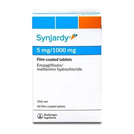 Synjardy 5/1000 Mg 60 Tablets