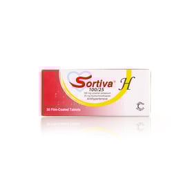 SORTIVA-H 100/25 MG 30 TABLETS