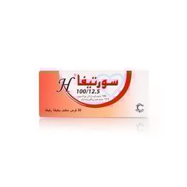 SORTIVA-H 100/12.5 MG 30 TABLETS