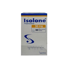 صيدلية المتحدة l إيزولون 20 ملجم من الكورتيكوستيرويدات المضادة للالتهاب