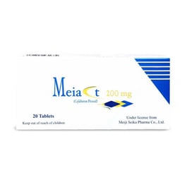 Meiact 200 Mg 20 Tablets