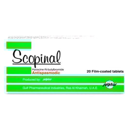 Scopinal 10 Mg 20 Tablets