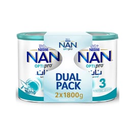 Nan Opti pro 3 Baby Milk Dual Pack 2 x 1800 gm