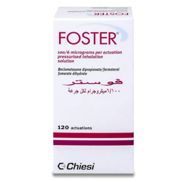 Foster 100/6 Mcg Inhalation 120 Dose