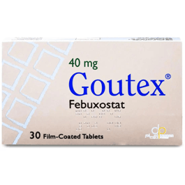 GOUTEX 40 MG 30 TABLETS
