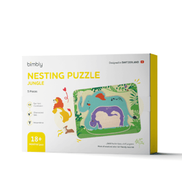 Bimbly Nesting Puzzle Jungle +18