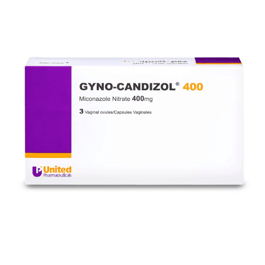 Gyno-Candizol 400 mg 3 Vaginal Capsules