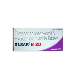 Olsar Plus 20/12.5mg 28Tabs.