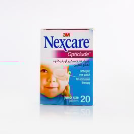 NEXCARE OPTICLUDE EYE PATCH JUNIOR SIZE 20 PCS