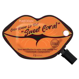 PUREDERM COLOR KEEPER LIP TINT ( SWEET CORAL )