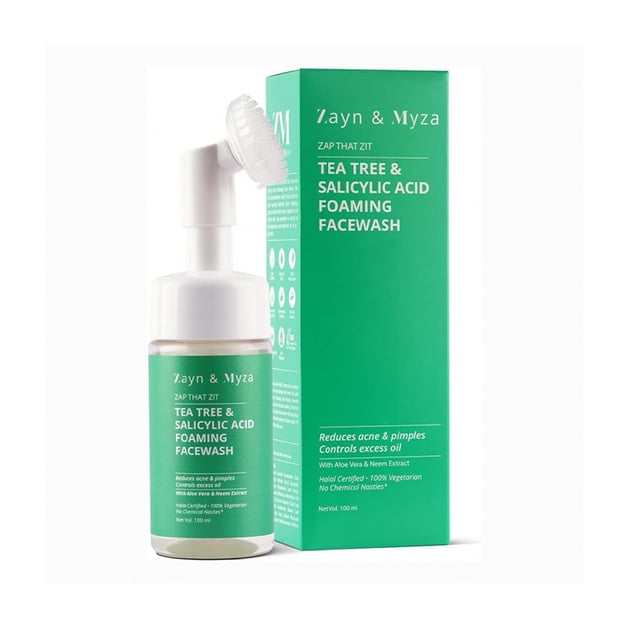 Zayn & Myza Foam Face Wash Tea Tree 100Ml